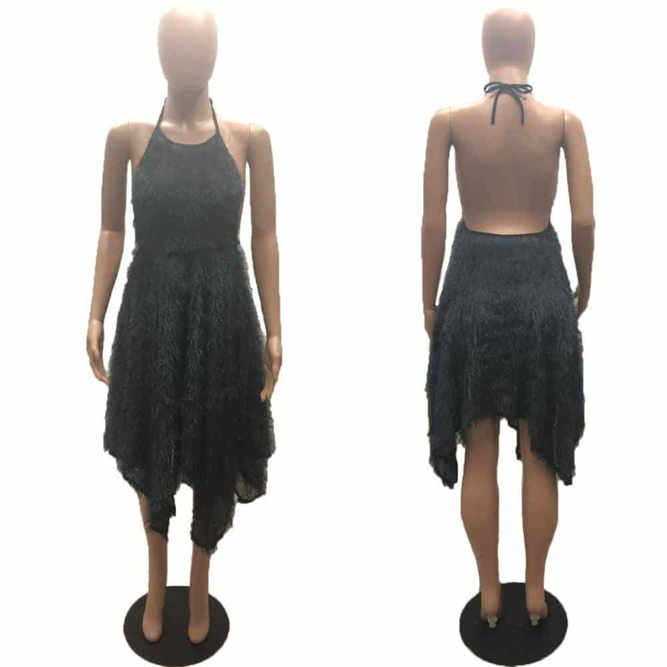 High Waist Asymmetrical Dress for Women – Wnkrs